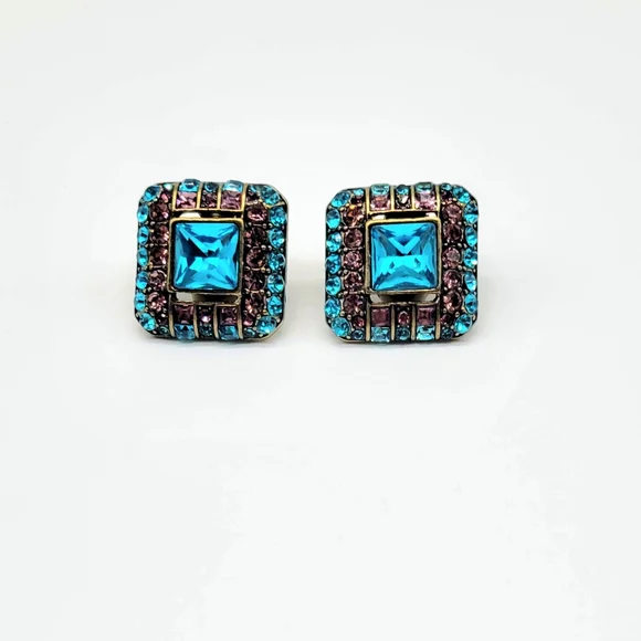 Heidi Daus | Jewelry | Heidi Daus Blue Topazamethyst Swarovski Crystal ...